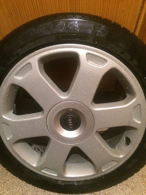 Оригинални джанти Ronal Avus 17-ки 5х100 със ЗИМНИ гуми Continental ...