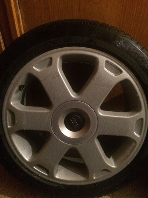 Оригинални джанти Ronal Avus 17-ки 5х100 със ЗИМНИ гуми Continental ...