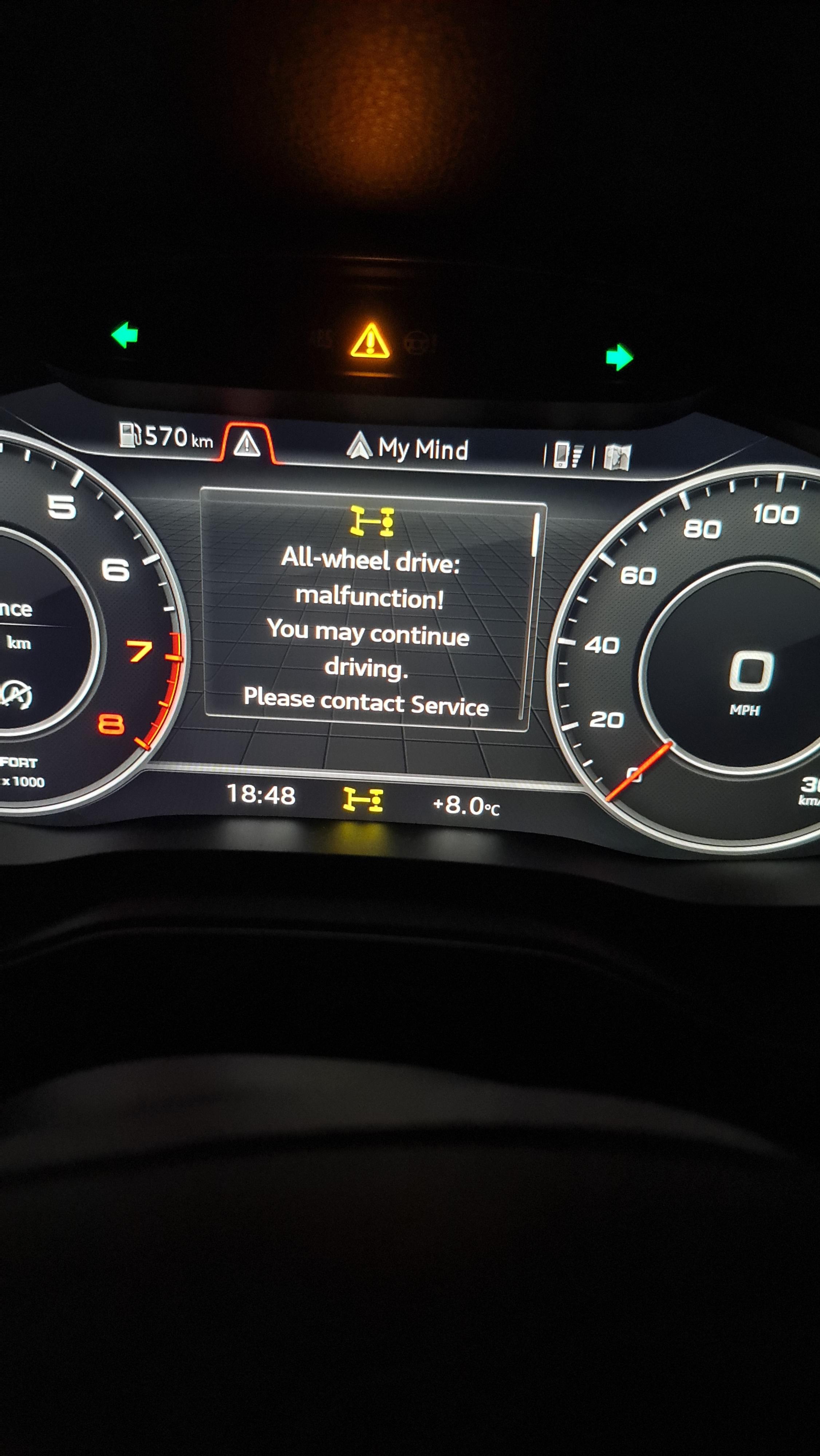 Грешка All wheel drive malfunction - Q5 - AUDI CLUB BULGARIA (Ауди Клуб ...