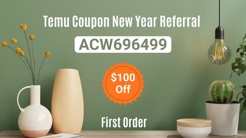 Temu Code $100 OFF → [ACW696499] For New Year Special - Продава ...