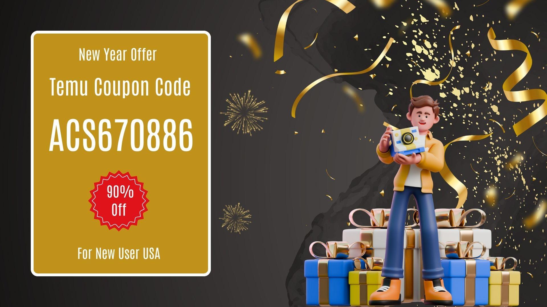 [New Year Offer] Temu Coupon Code 90% Off [ACS670886] For New User USA ...