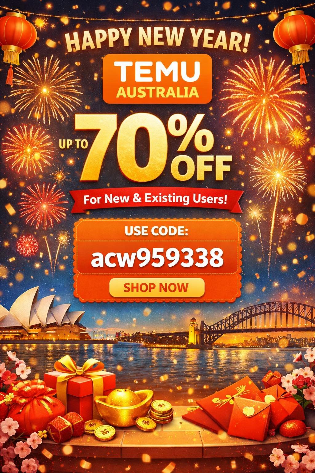 [Verified]{{70% off}}Temu Promo Code(acw959338) {2026} For First-time ...