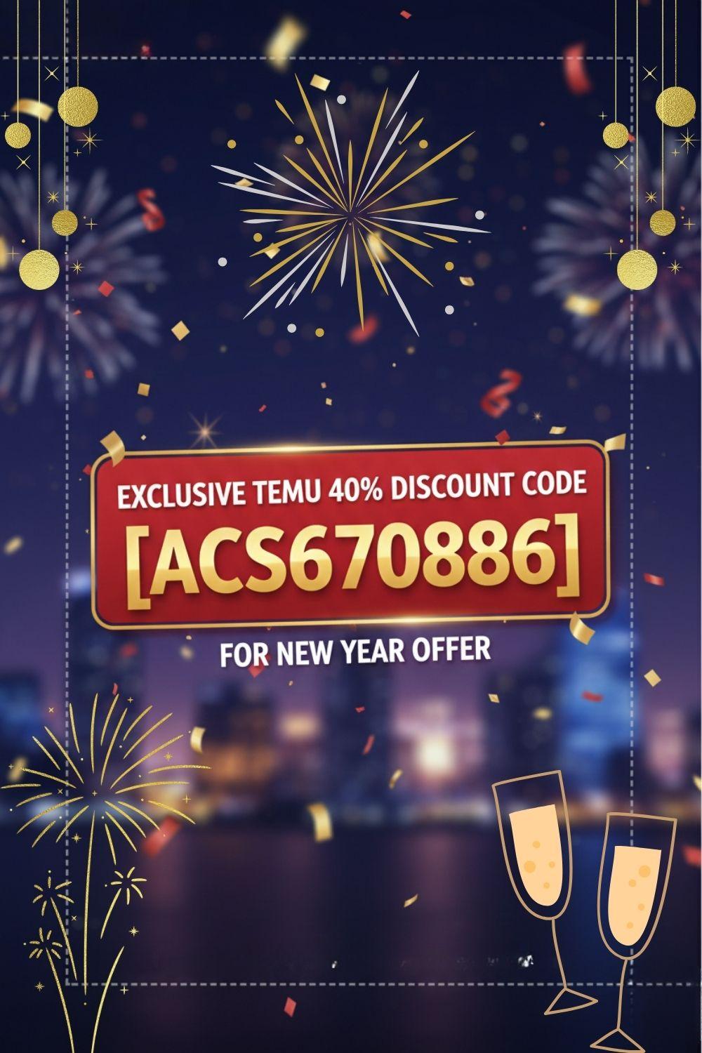 Latest Temu Coupon Code 40% Off [acs670886] For January 2026 - Продава ...