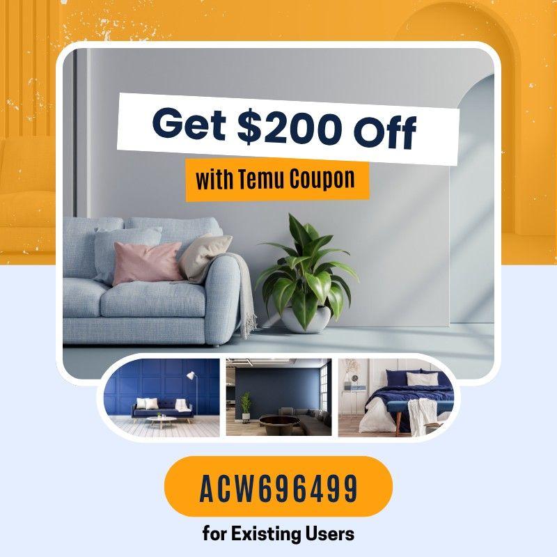 [Updated] Temu Coupon For $200 Off [ACW696499] For Existing Users - А7 ...