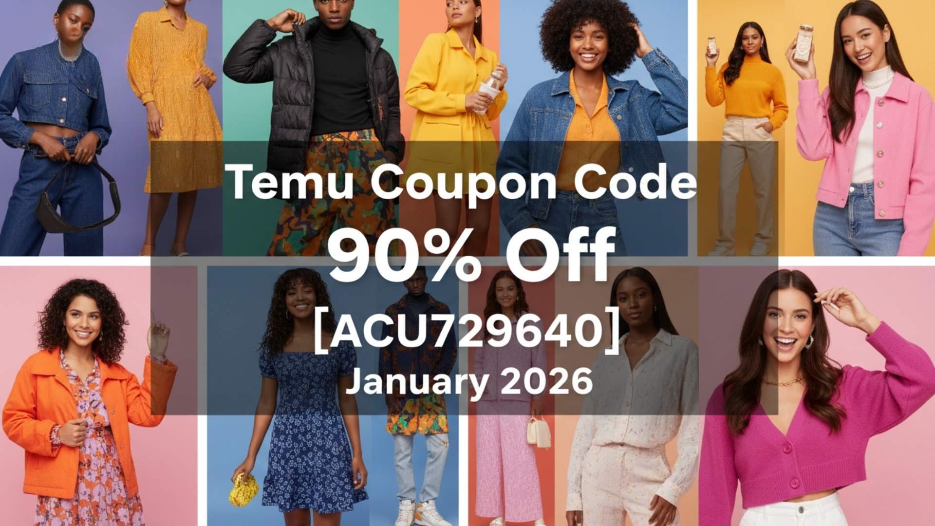 Temu Coupon Code 90% Off [ACU729640] For Existing Users - Продава ...