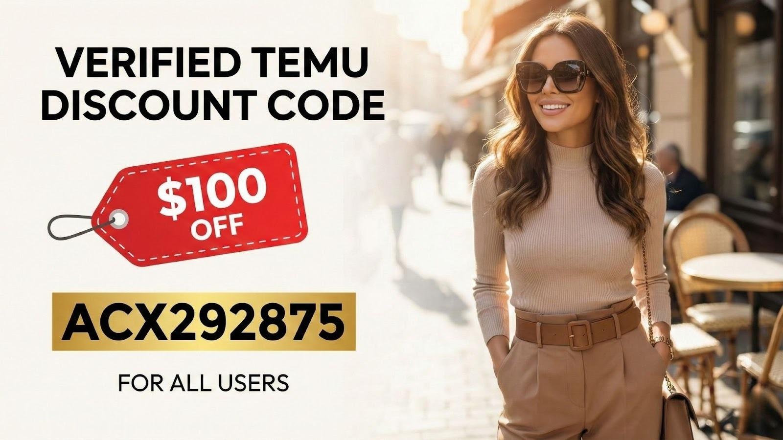 [Verified] Temu Discount Code $100 OFF [acx292875] For All Users - А4 ...