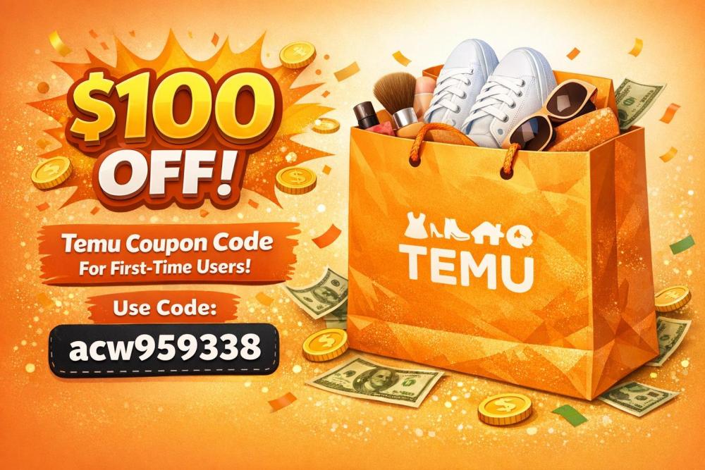 {{$100 off}}Temu Promo Code(acw959338) {2026} For First-time Users - А4 ...